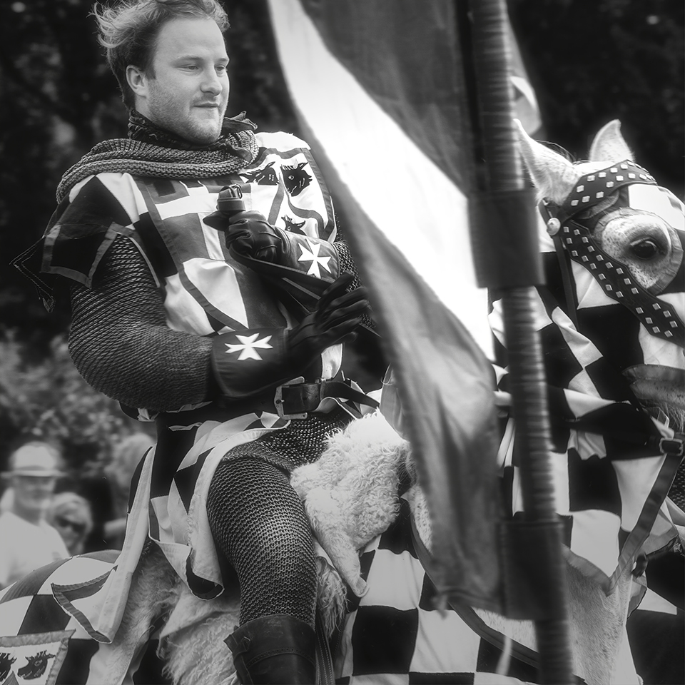 Jousting I - B&W - Topaz Community
